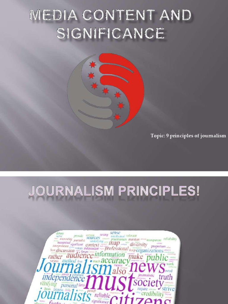 Principles of Journalism | Download Free PDF | Journalism | News