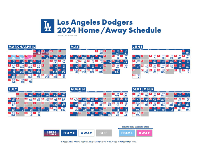 2024 Printable Schedule Lad | PDF