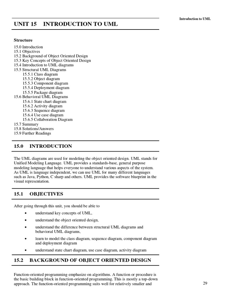 Unit 15 Pdf Object Oriented Programming Class Computer Programming