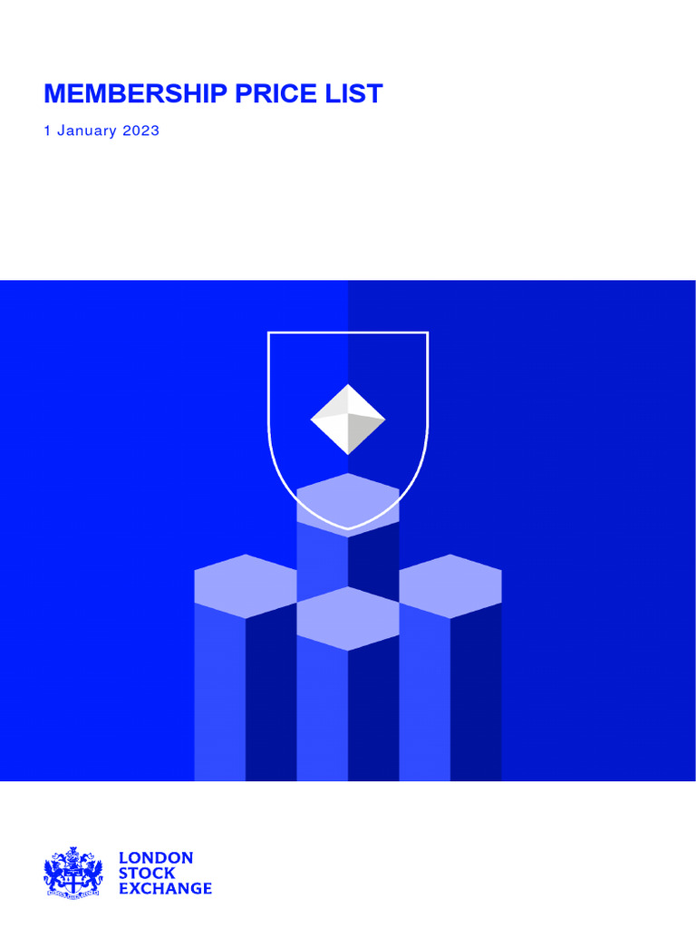 Membership Price List 2023 LSEG Workplace | PDF | Exchange Traded Fund ...