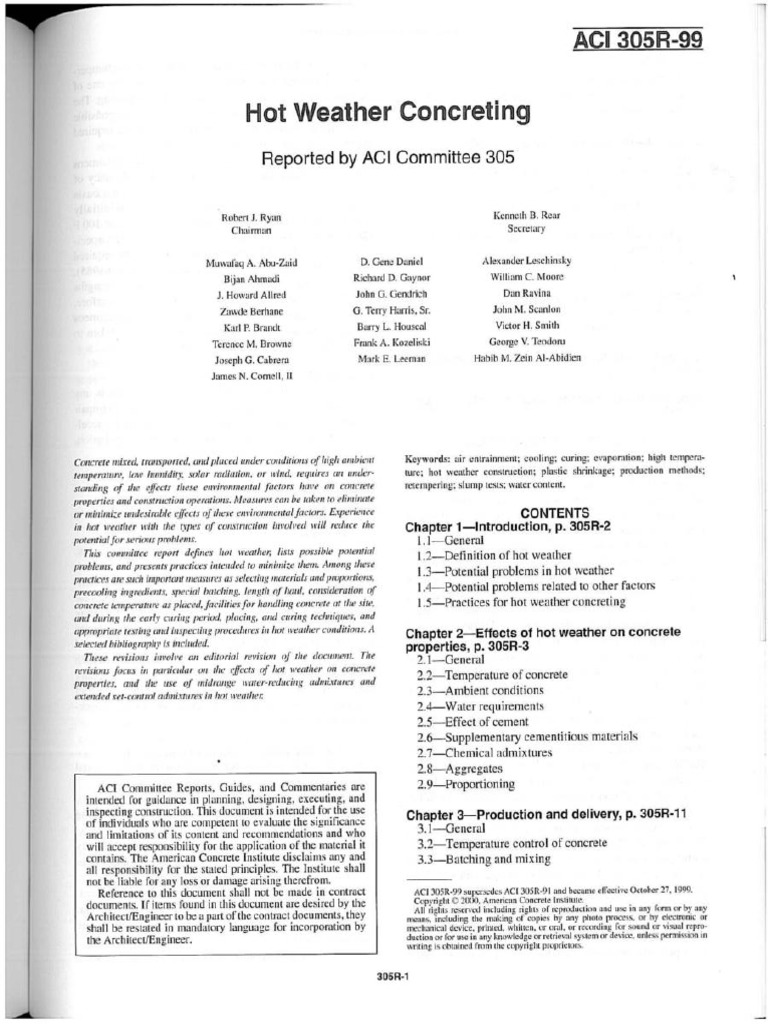 Toaz - Info Aci 305 PR | PDF