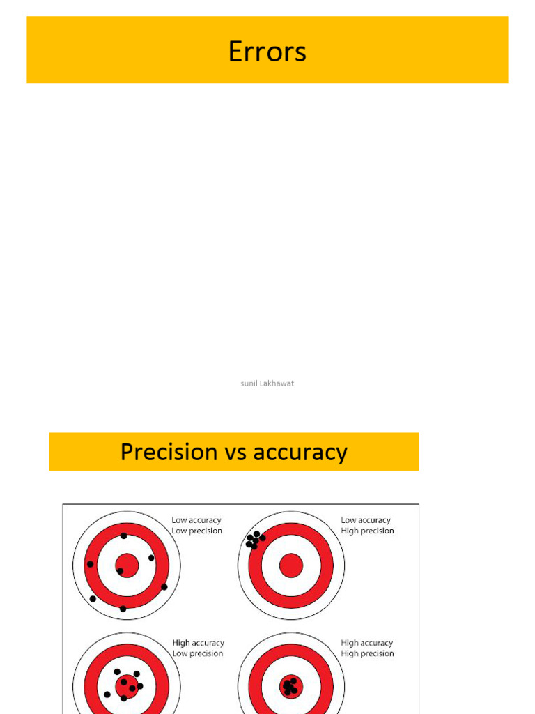 BECEA Errors | PDF | Observational Error | Errors And Residuals