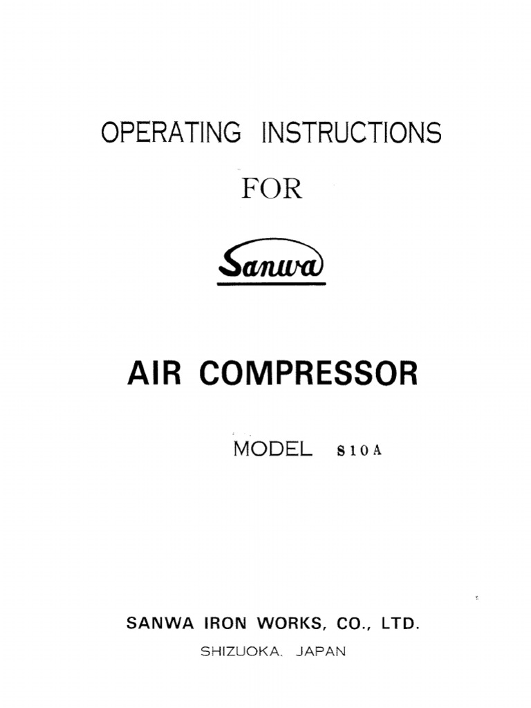 Main Air Compressor | PDF | Language Arts & Discipline | Home & Garden