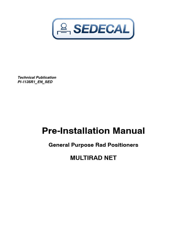 Pi-1135r1 - en - Sed Multirad Net (SHFR) (180622) | PDF | Alternating Current | Concrete