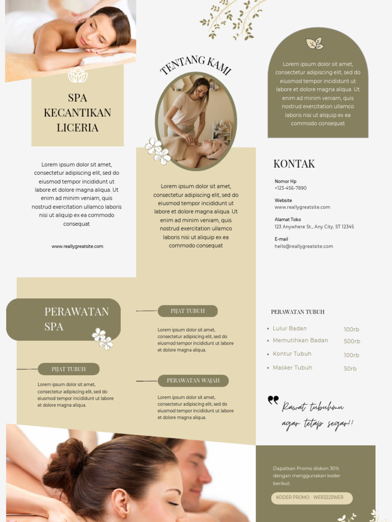 brosur spa | PDF