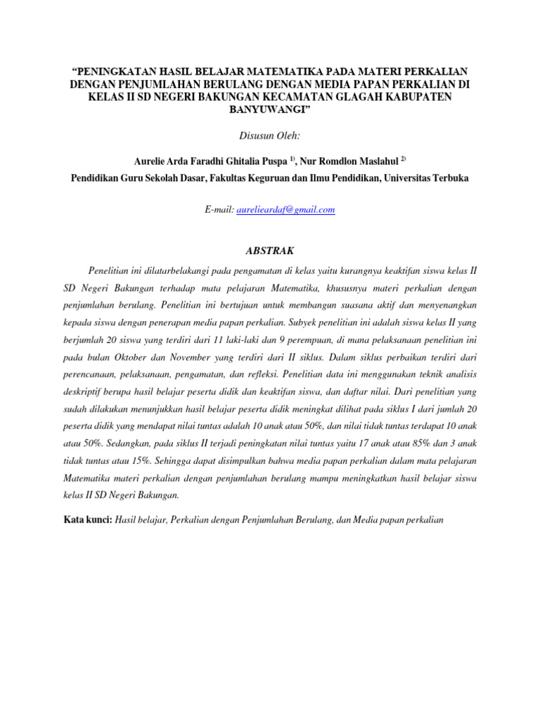 Karil Aurelie Arda Faradhi | PDF