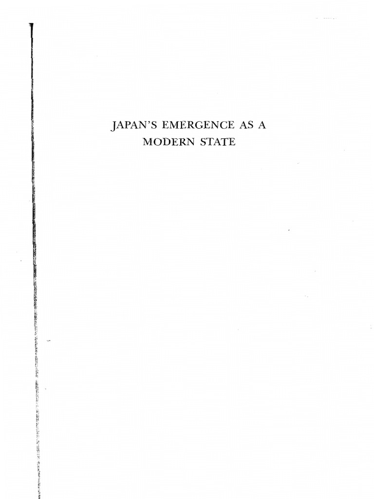 E. Herbert Norman - Japan's Emergence As A Modern State - Political and ...