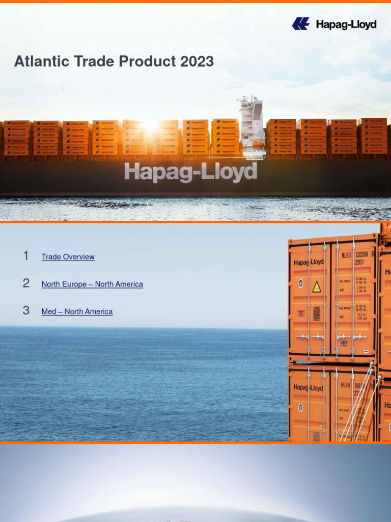 Hapag-Lloyd Atlantic Product 2023 Final | PDF | Mediterranean Sea | Port