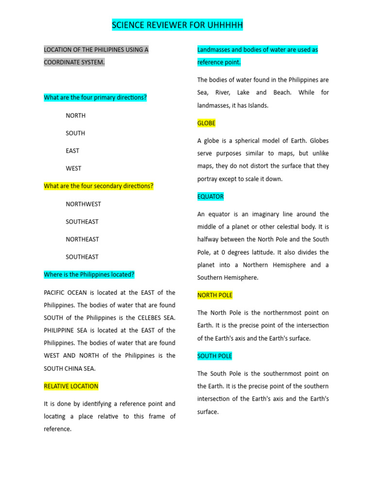 Grade 7 Reviewer Science Maybe | PDF | Atmosphere Of Earth | Atmosphere