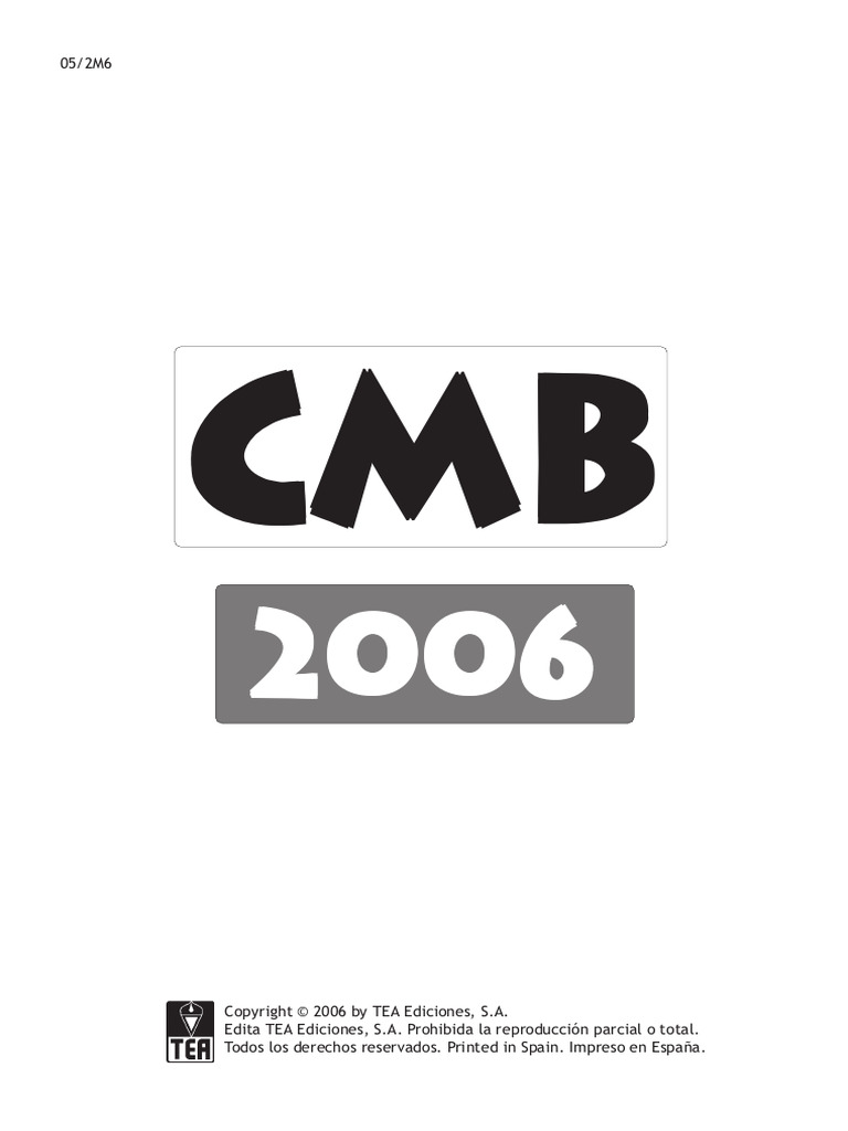 CMB 2006 | PDF