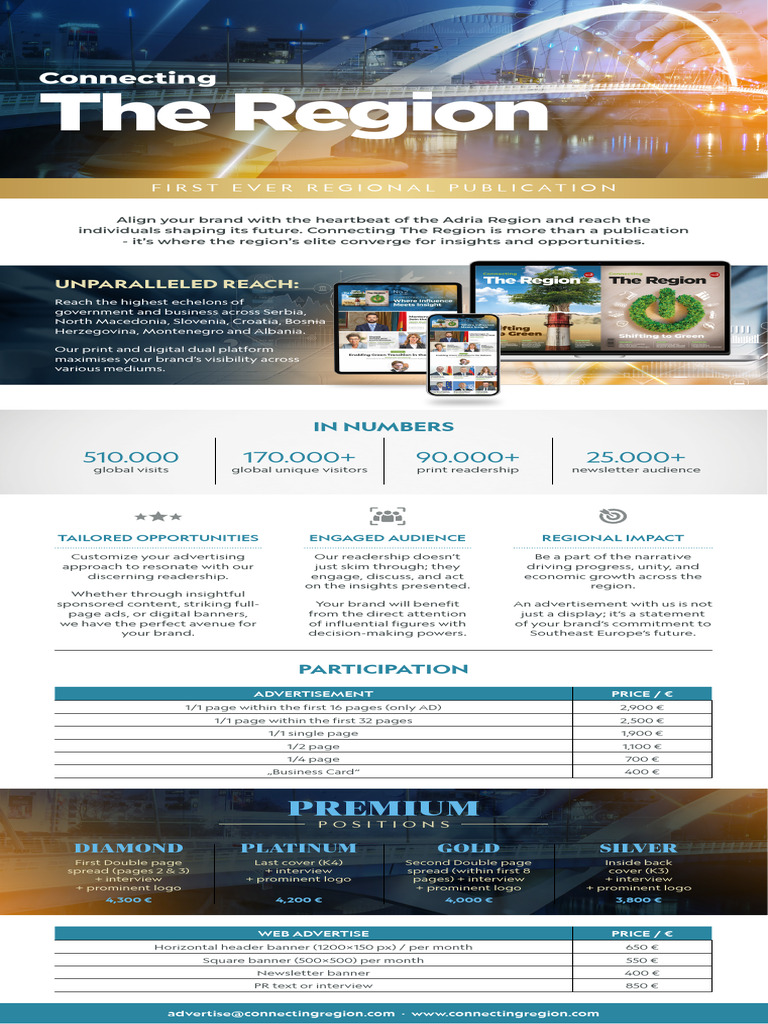 The Region Media Kit 2024 | PDF | Advertising | Business