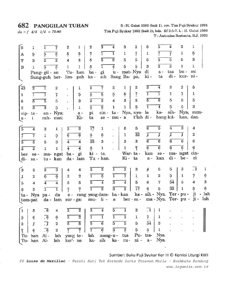 PS 682 Panggilan Tuhan | PDF