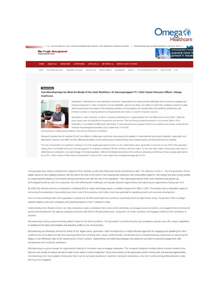 Coverage Received - The People Management | PDF