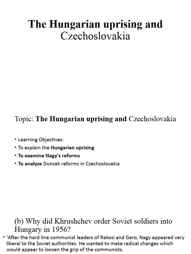 IGCSE Soviet Control of Eastern Europe. Questions PPT Main Note | PDF ...
