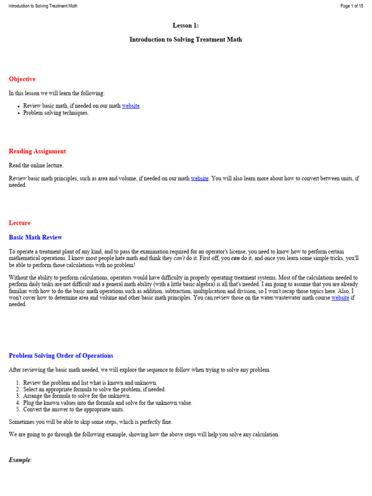 Treatment Math | Download Free PDF | Density | Weight