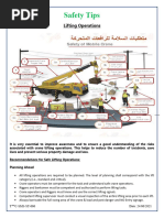 Lifting Operation Safety Guidelines | PDF