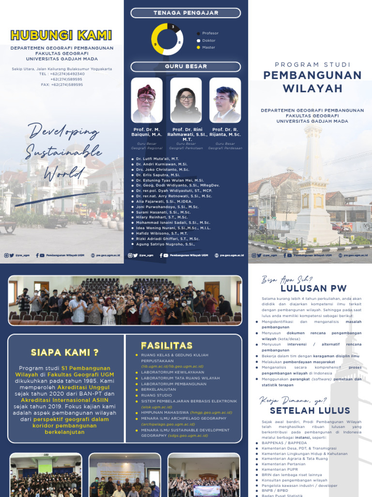 Program Studi Pembangunan Wilayah | PDF
