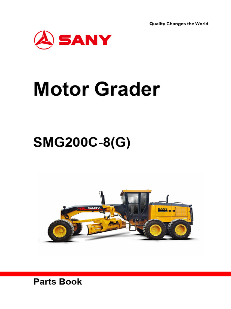 Sany Grader | PDF | Mechanical Engineering | Automotive Technologies
