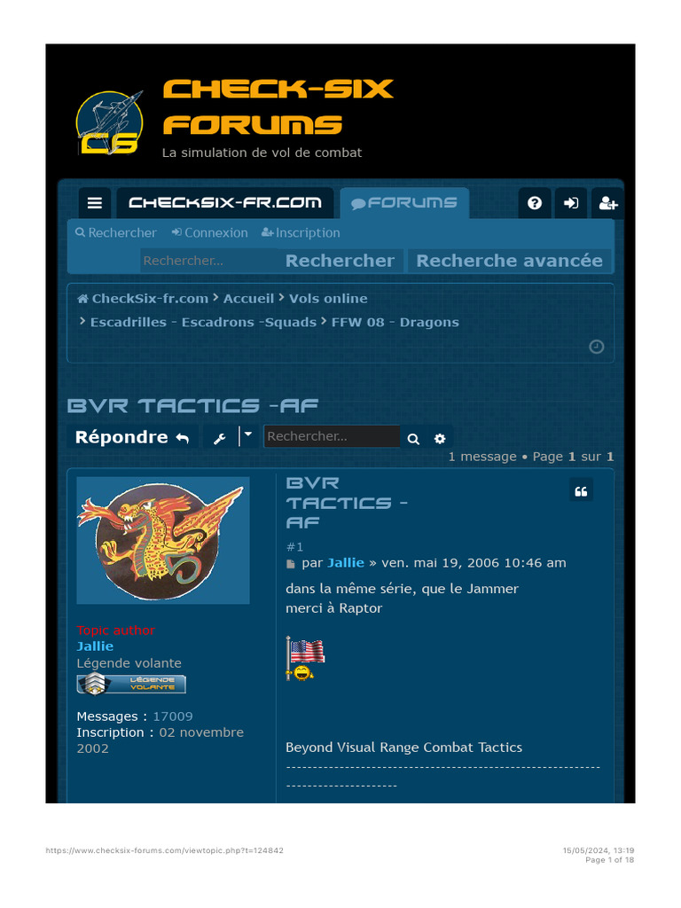 BVR Tactics - AF - Check-Six Forums | PDF | Radar | General Dynamics F ...