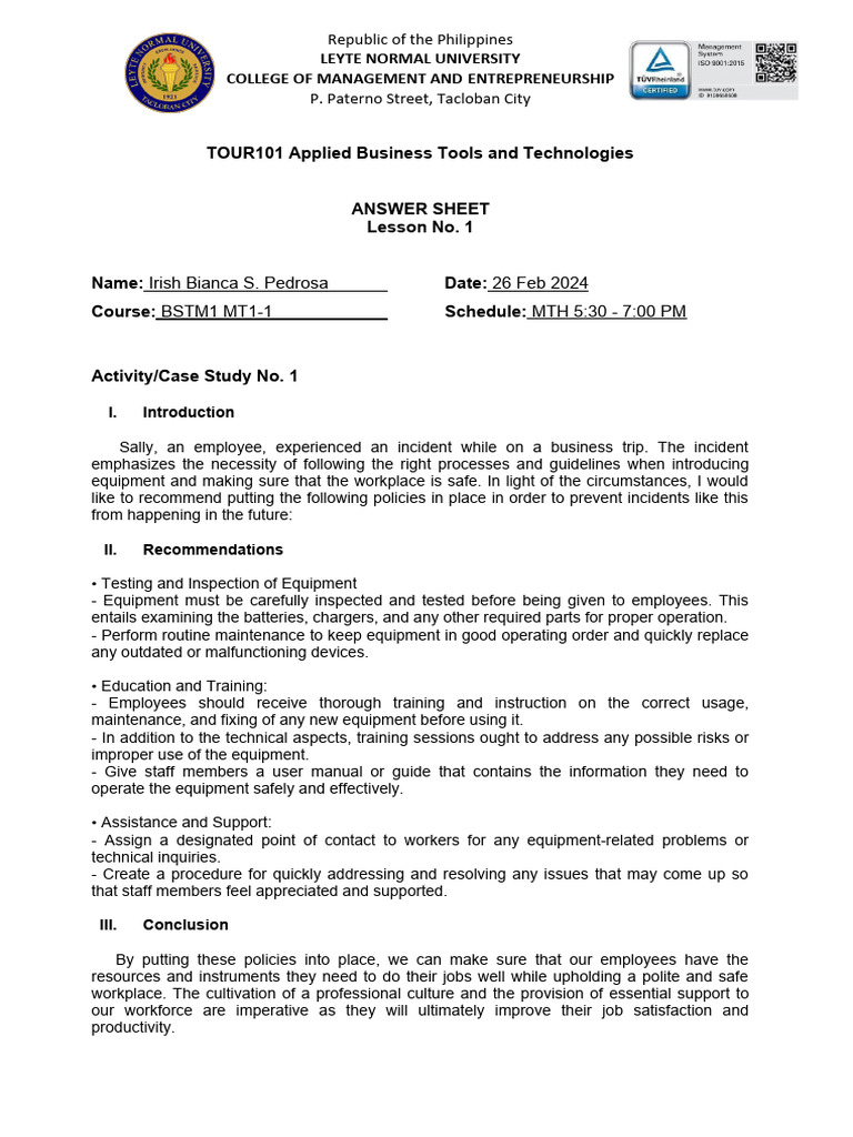 Case Study No. 1 To 3 | PDF | Computer Security | Security