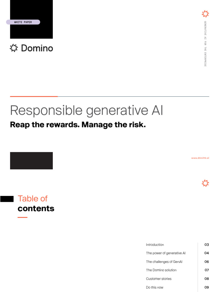 Domino-Responsible GenerativeAI | PDF | Artificial Intelligence ...