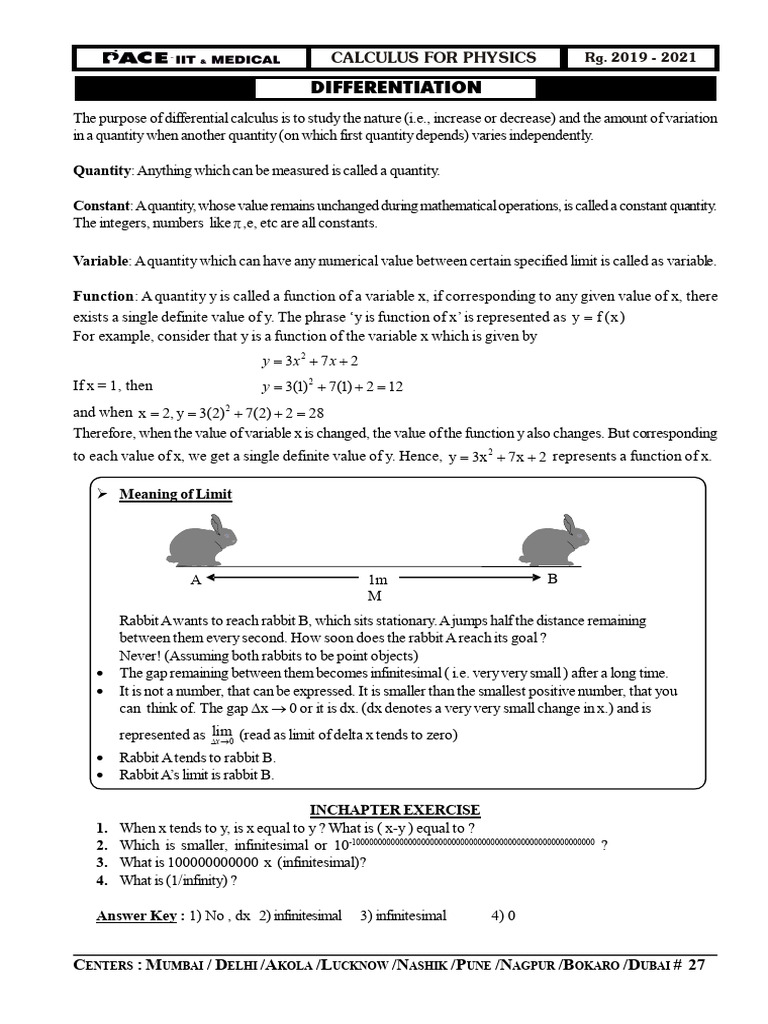 2) Calculus | PDF | Variable (Mathematics) | Function (Mathematics)