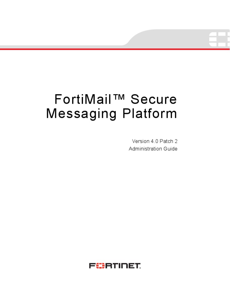 FortiMail Admin Guide v4 0 2 Revision6 | Download Free PDF | Command ...