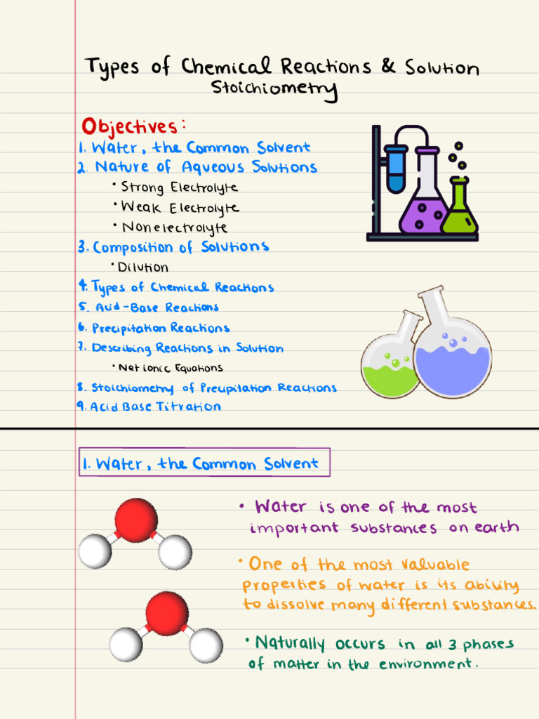 Chapter 4 - Types of Chemical Reactions and Solution Stoichiometry 2 ...