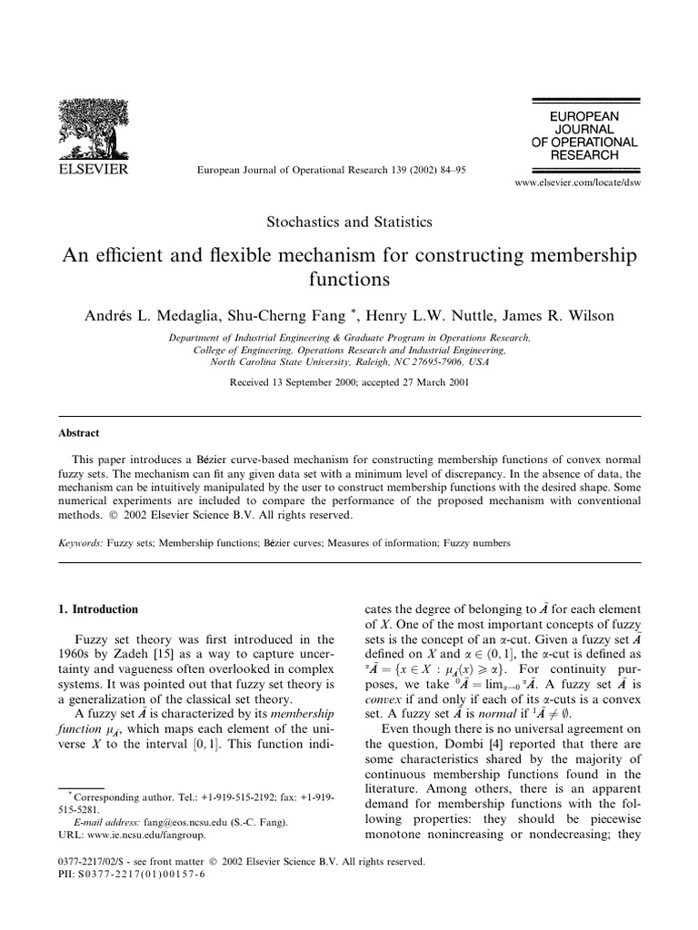 An Efficient and Flexible Mechanism For Constructing Membership | PDF | Monotonic Function ...
