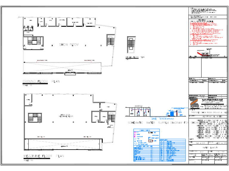 16) W-01 Water Layout | PDF