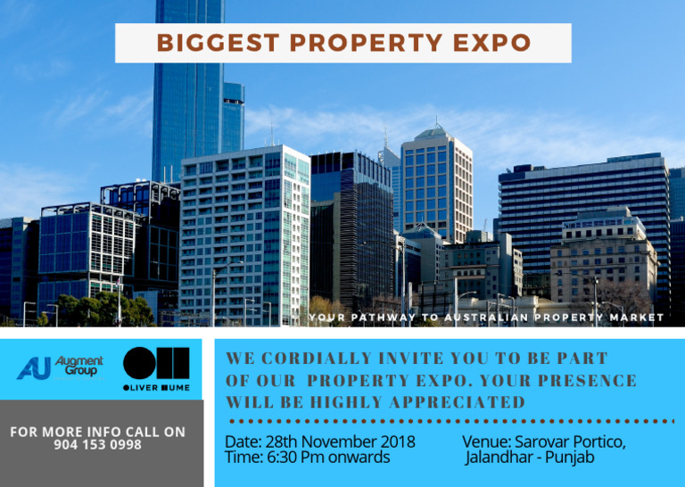 Australian Property Expo Invitation | PDF