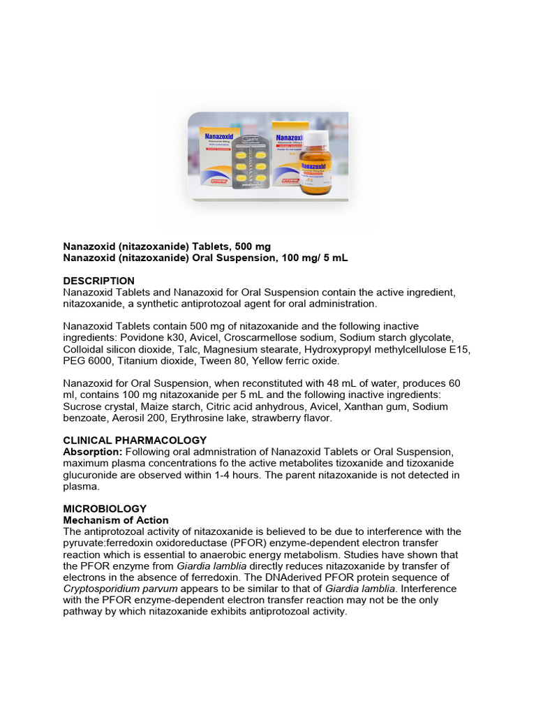 Nanazoxid 0 | PDF | Drugs | Clinical Medicine