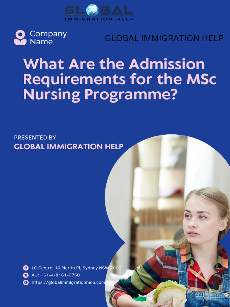 What Are The Admission Requirements For The MSC Nursing Programme | PDF ...