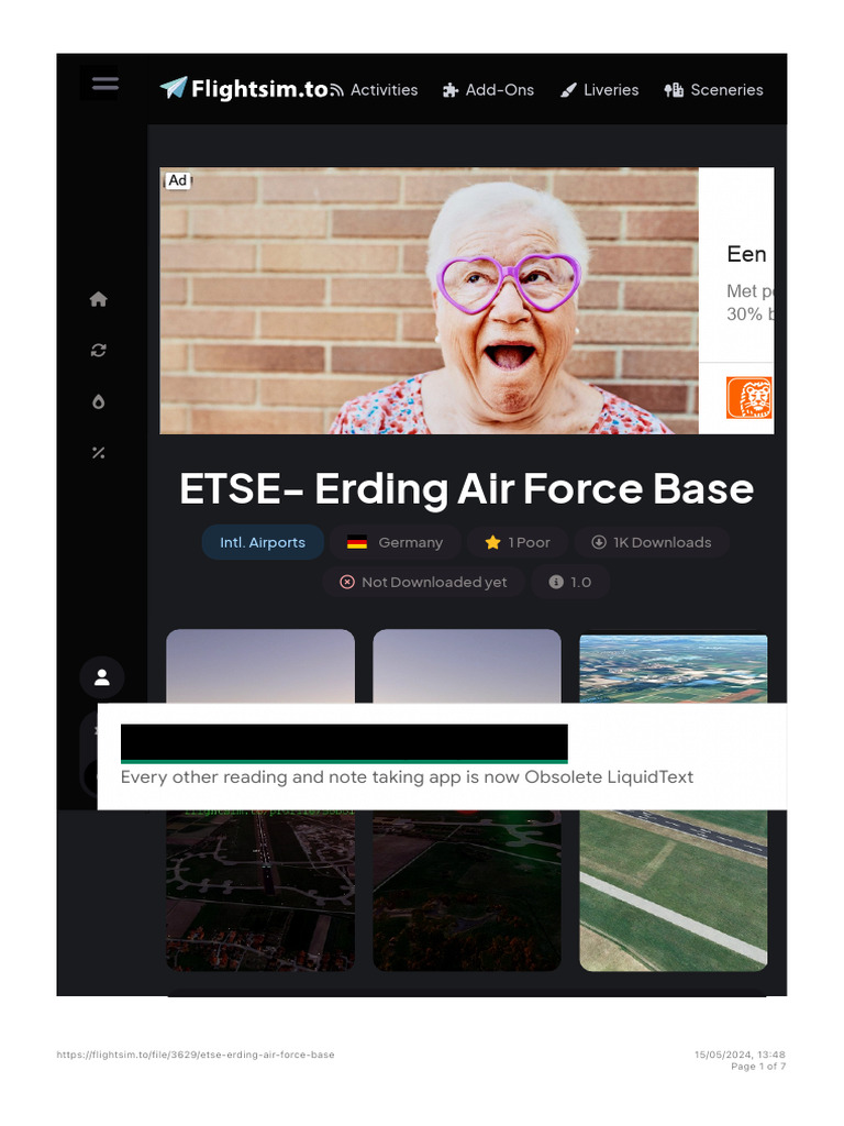 ETSE - Erding Air Force Base For Microsoft Flight Simulator - MSFS ...