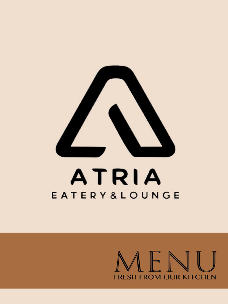 KATALOG MENU ATRIA EATERY & LOUNGE | PDF KATALOG MENU ATRIA EATERY & LOUNGE | PDF