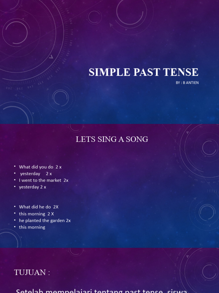 Simple Past Tense N Recount Text | PDF | Seni & Disiplin Bahasa