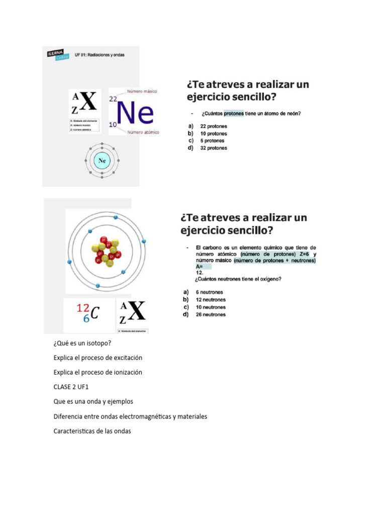 Qué Es Un Isotopo | PDF Qué Es Un Isotopo | PDF