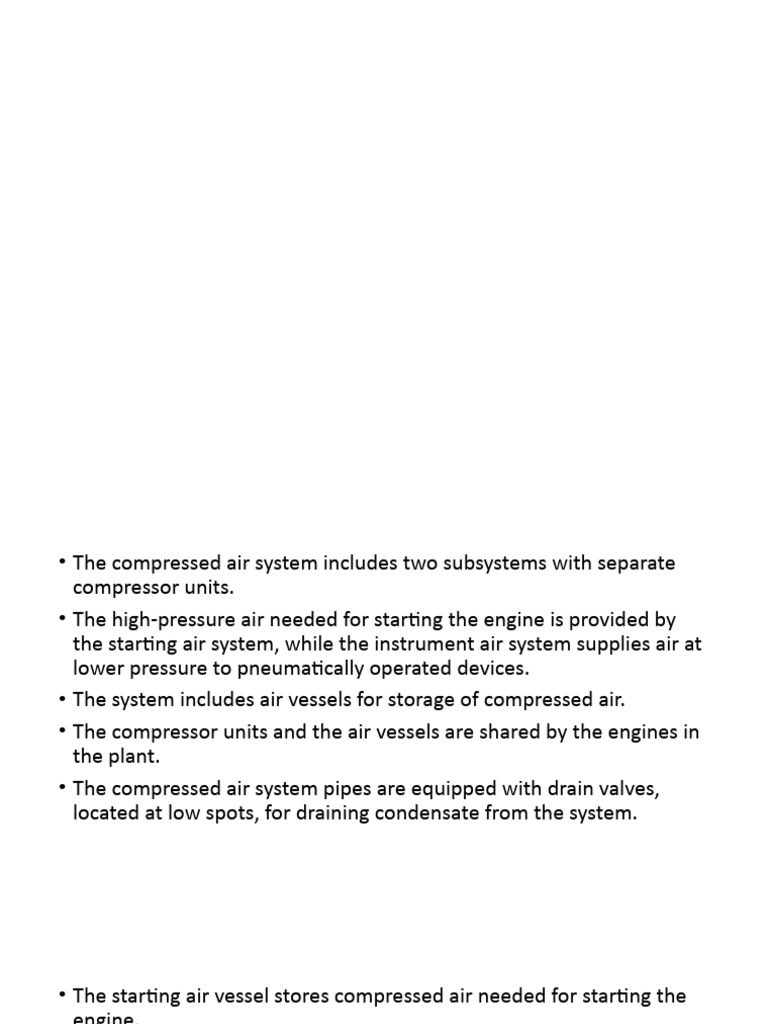 Starting Air and Exhaust System | PDF