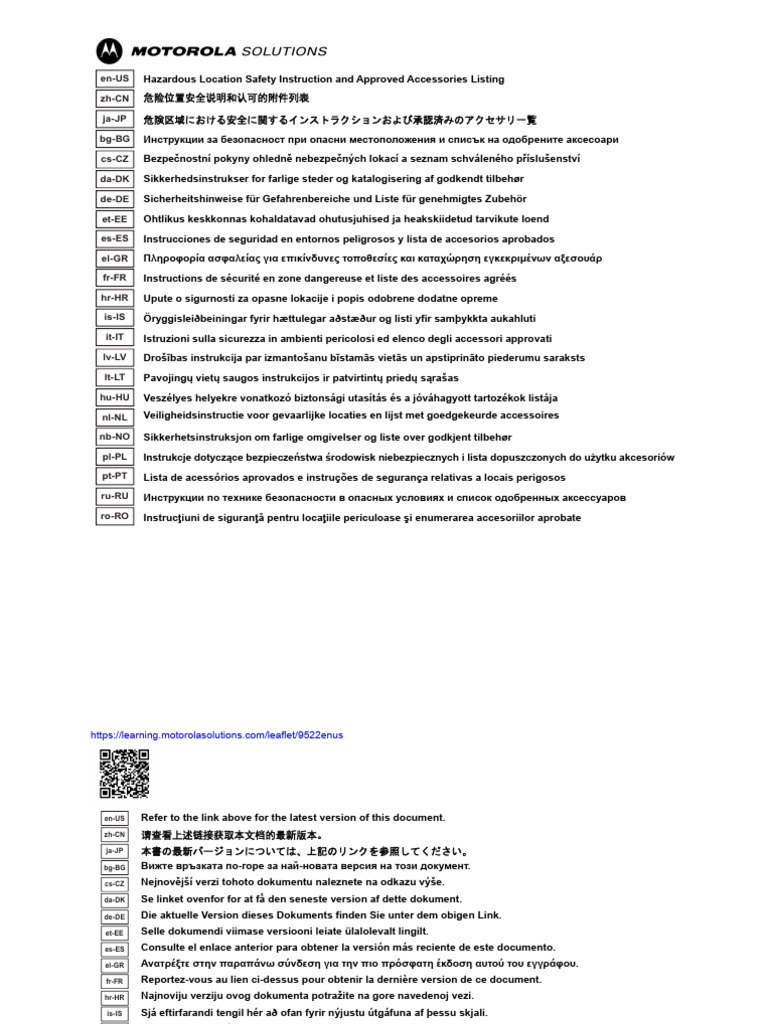 Hazardous Location Radio Safety Guide | PDF | Very High Frequency ...