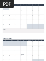 2024 U.S. Natural Gas Trading Calendar | PDF | Public Holiday | Holidays
