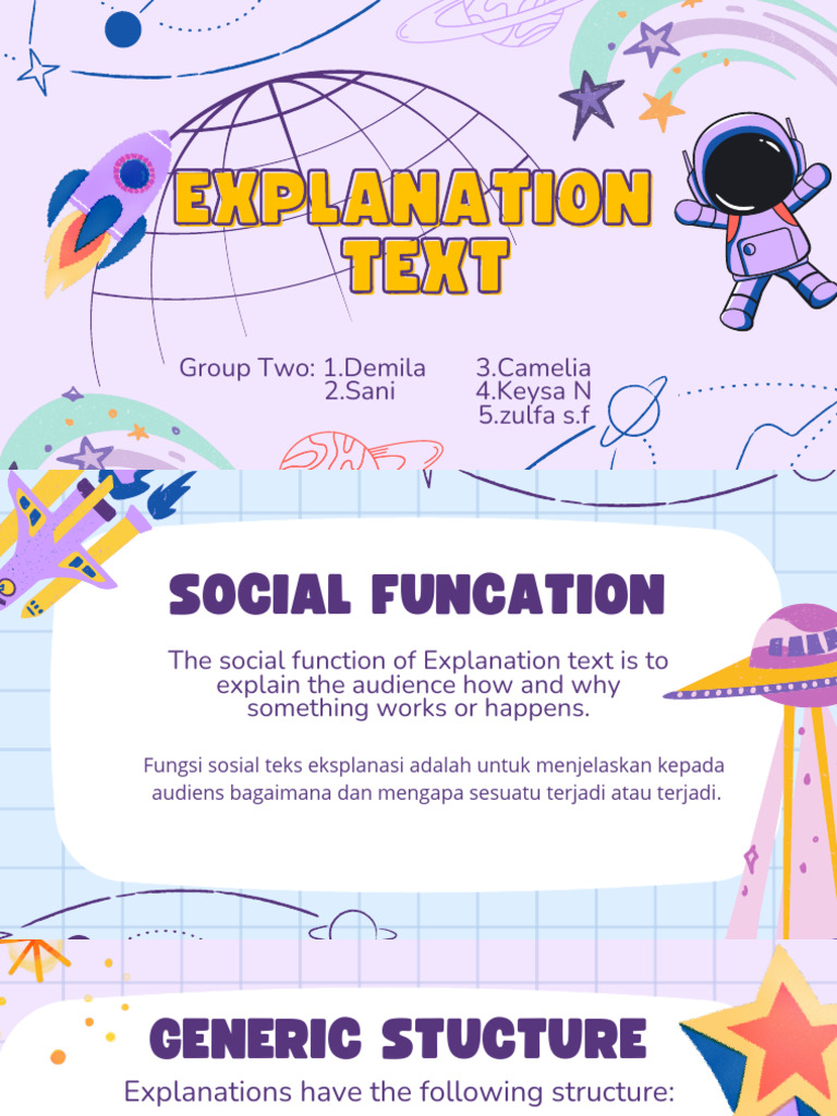 Understanding Explanation Text Structure | PDF