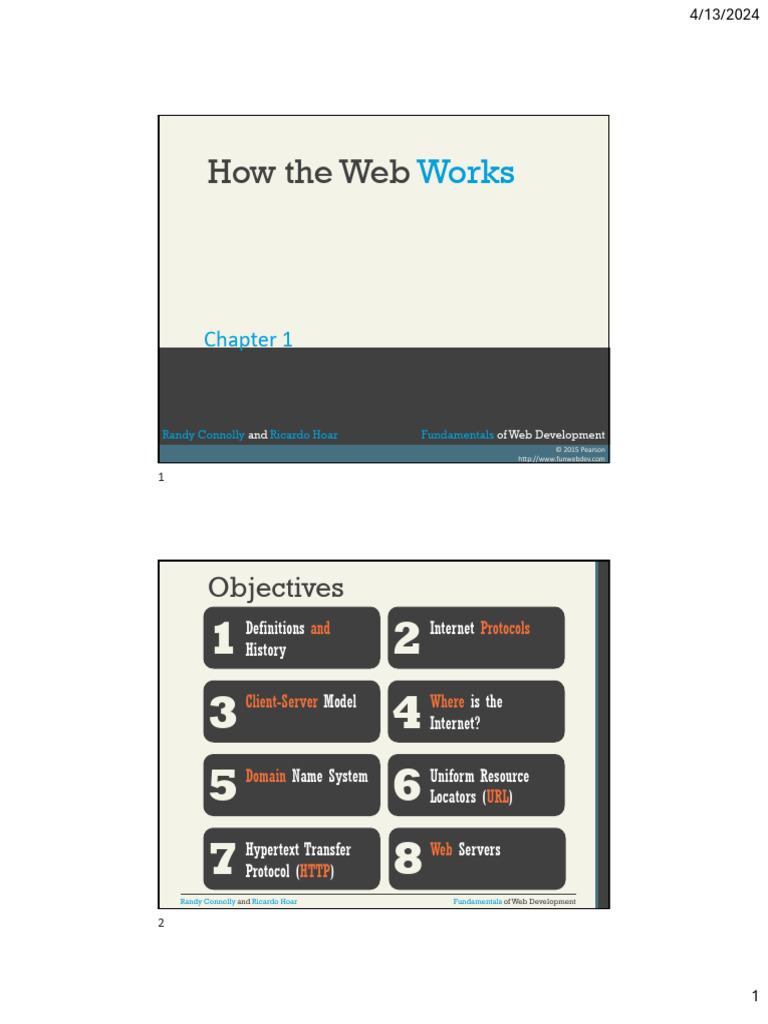 Chapter1 | PDF | Internet Protocols | World Wide Web
