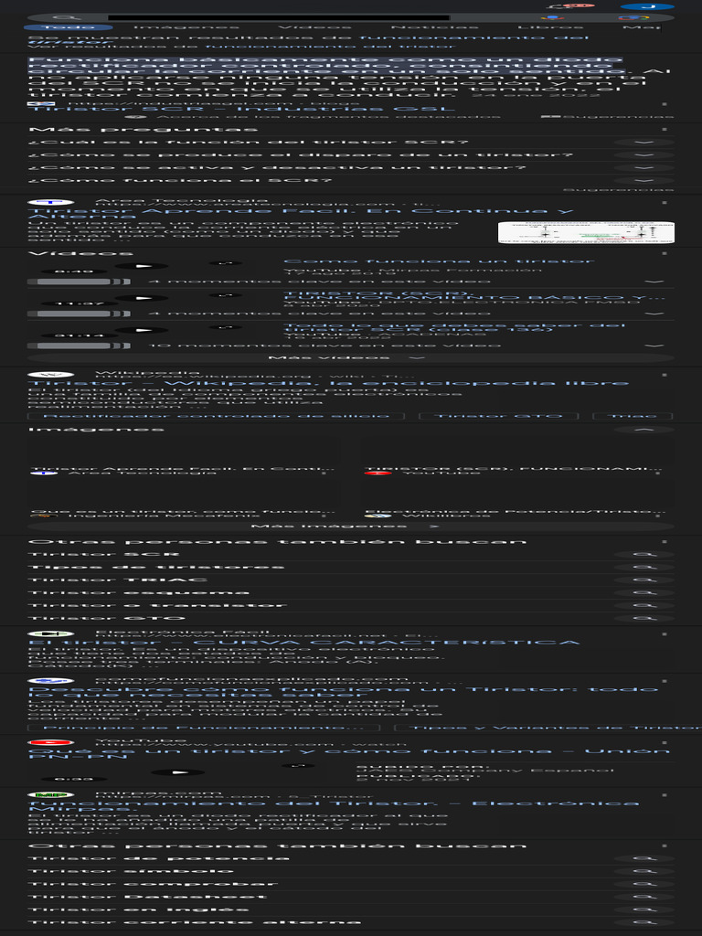 Funcionamiento Del Tristor - Buscar Con Google | PDF | Energia ...
