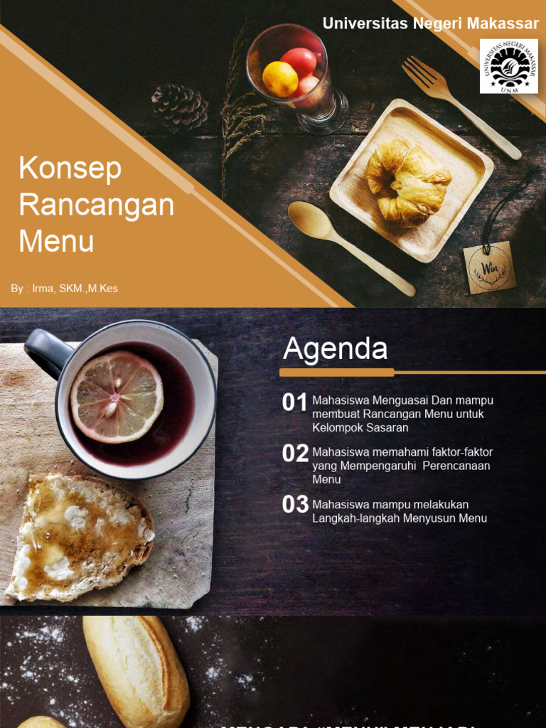 Konsep Rancangan Menu | PDF