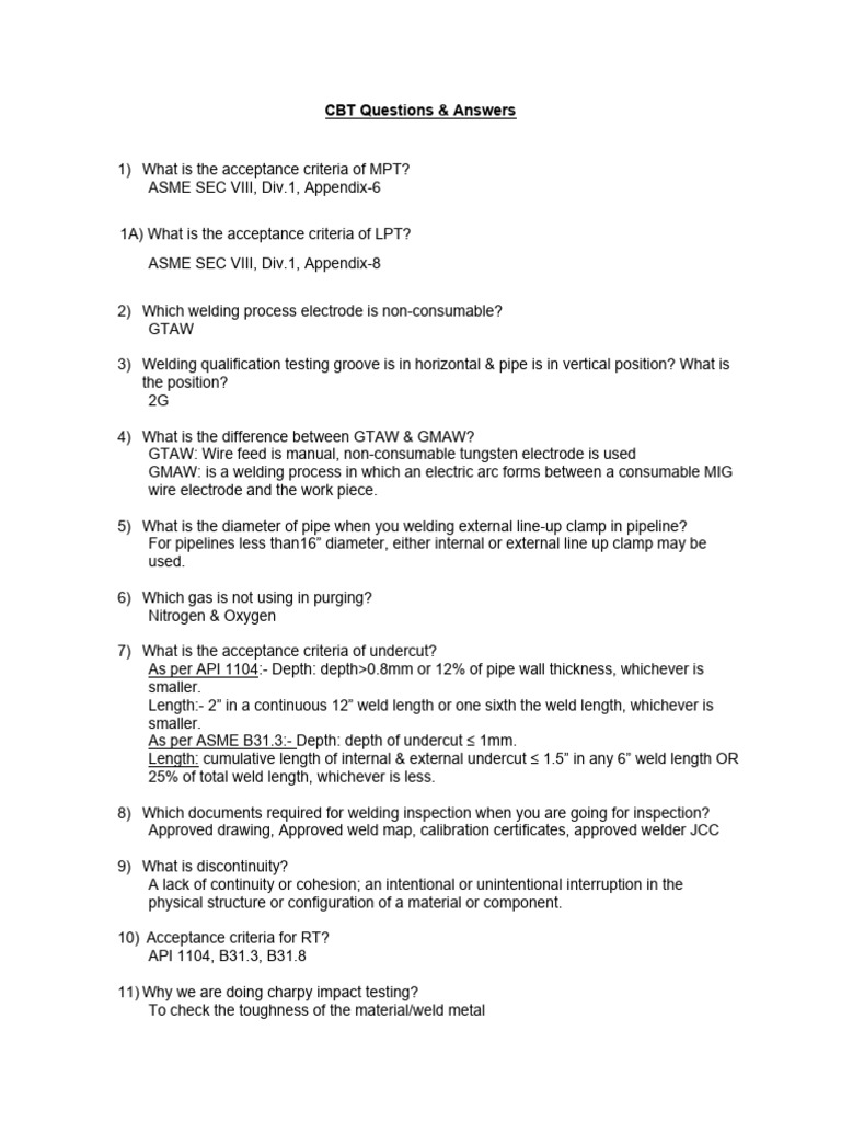 Aramco Questions-1 | PDF | Welding | Construction