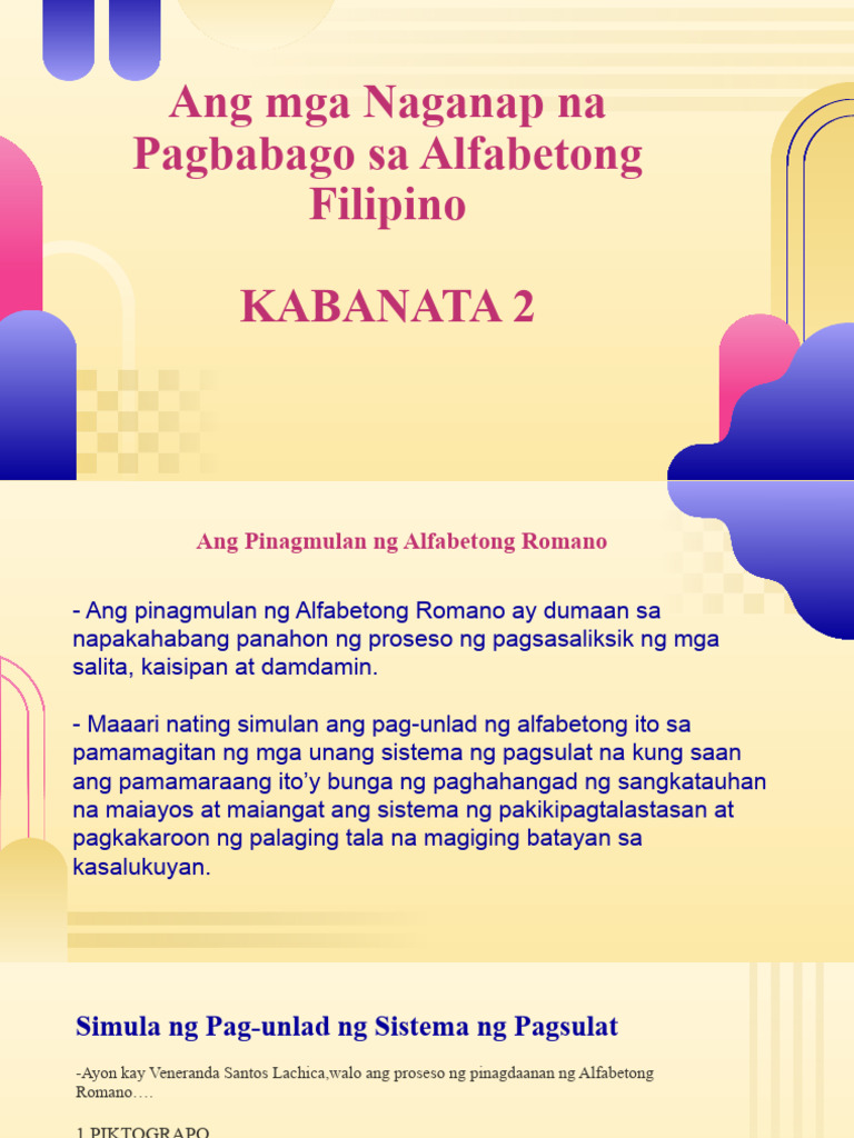 Kabanata 2 Lesson 1 | PDF