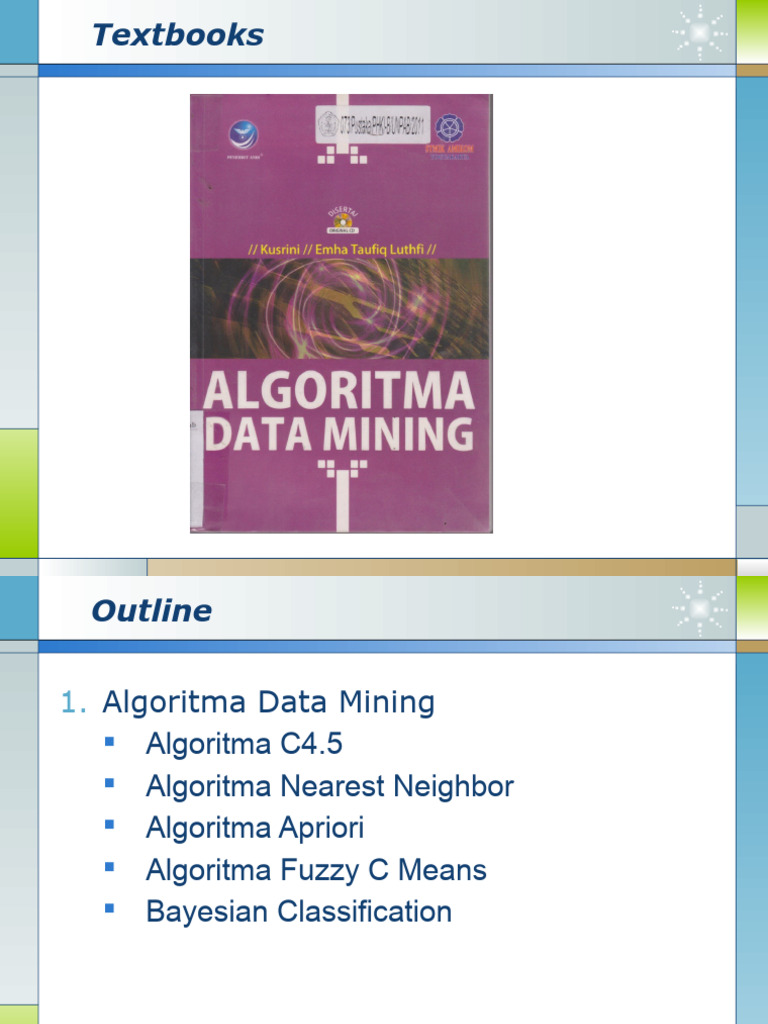 Algoritma C4.5 | PDF | Metode & Bahan Ajar
