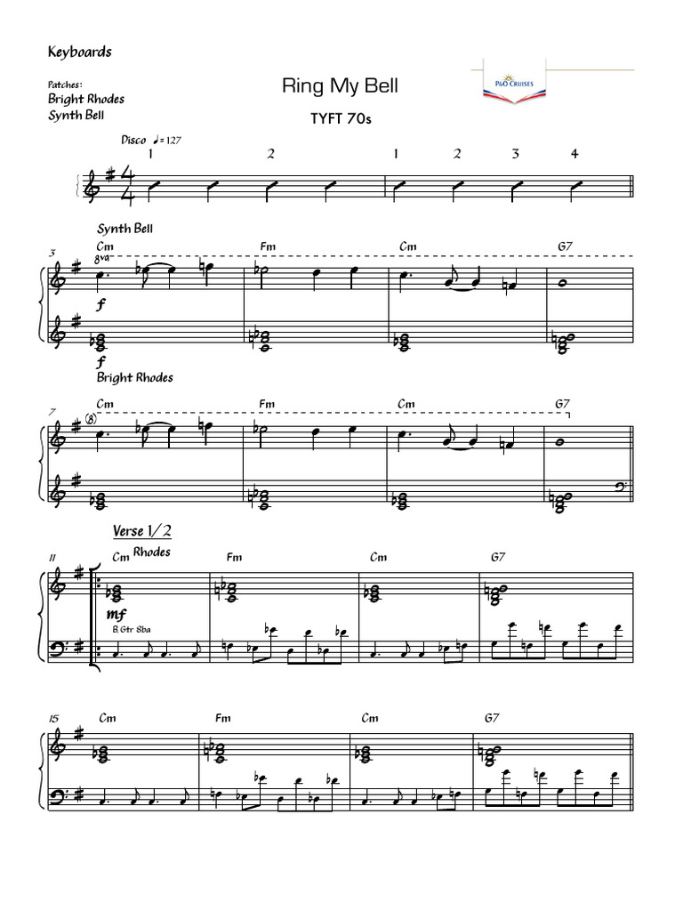 PB-70s-Ring My Bell | PDF | Music Technology | Musical Instruments