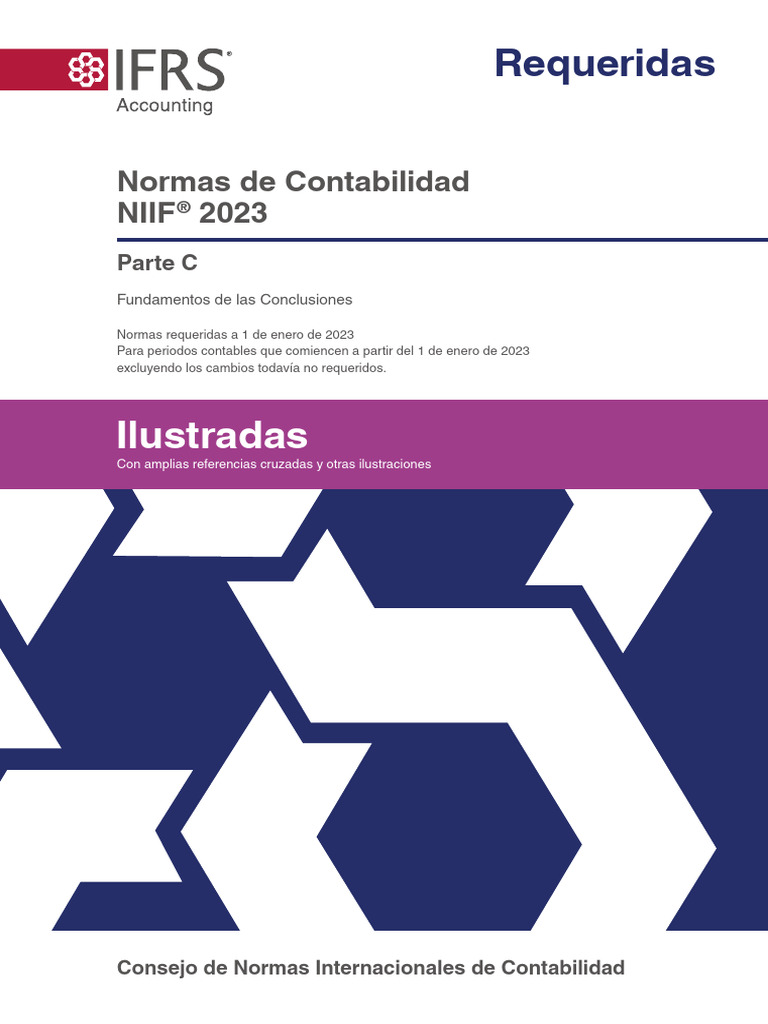 NIIF-Completas-2023 Libro Tricolor Parte-C INDICE | PDF | normas ...