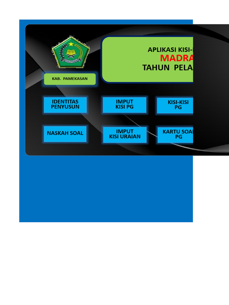 Aplikasi Kisi Kartu Soal Skor Master - LENGKAP | PDF